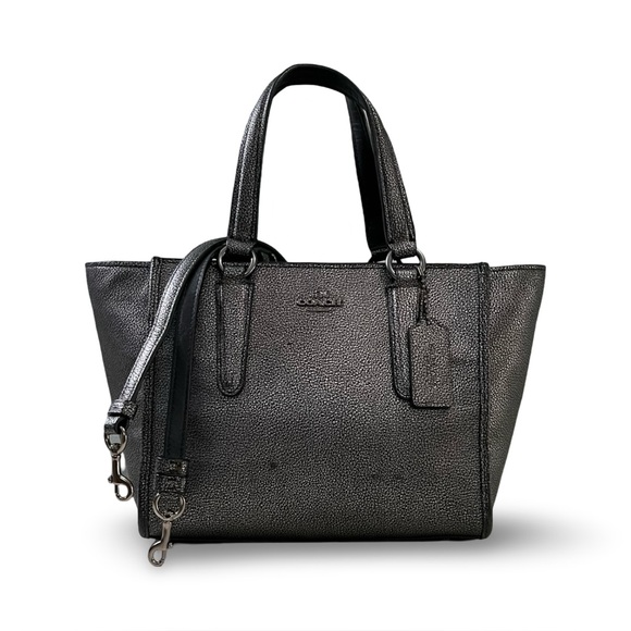 Coach | Bags | Coach Crosby Leather Mini Carryall In Shimmering ...